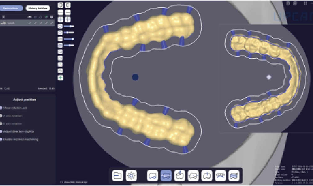 UPCAM | Smart Dental CAM Nesting Software by UP3D