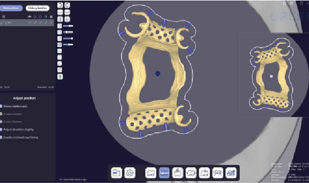 UPCAM | Smart Dental CAM Nesting Software by UP3D