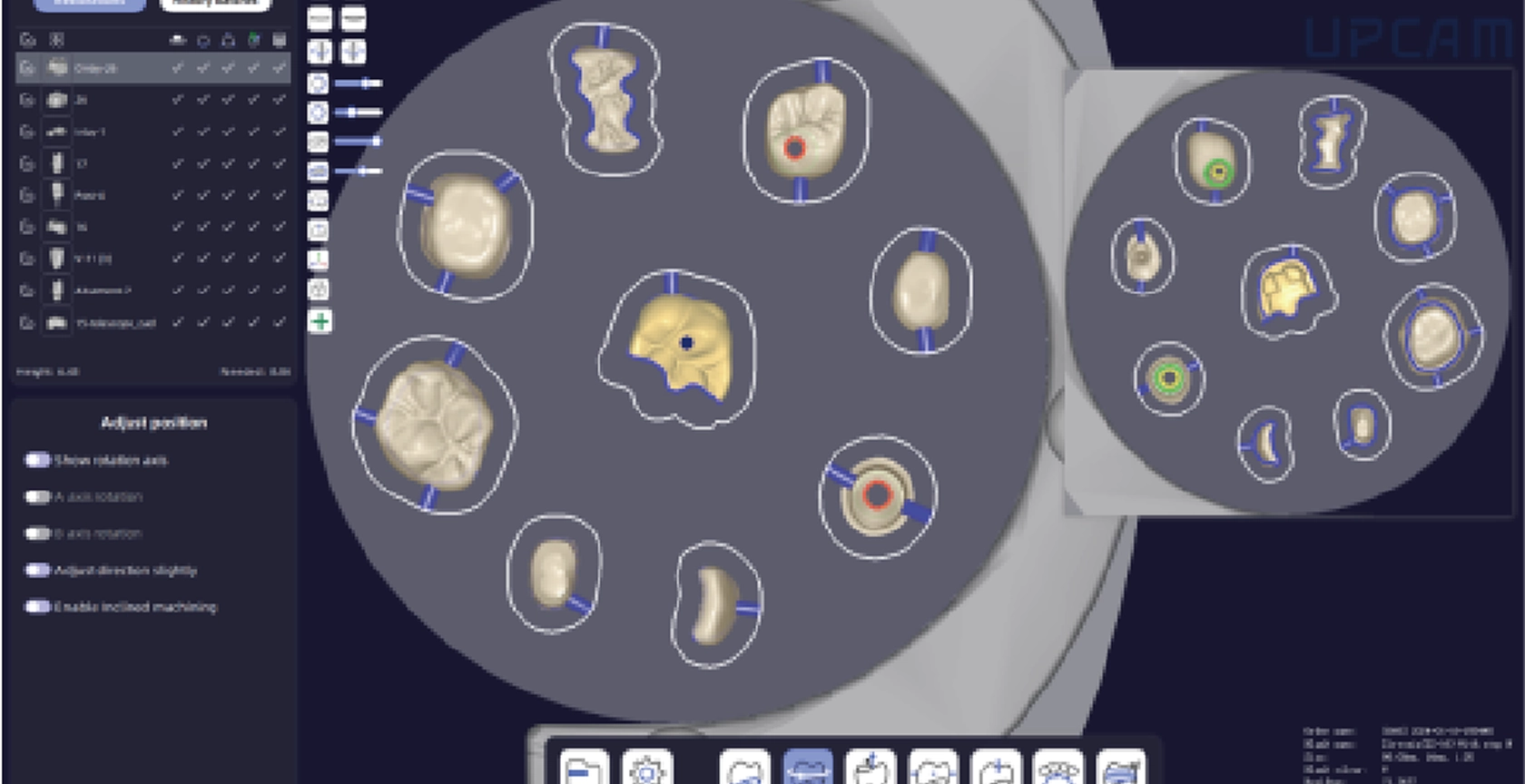 UPCAM | Smart Dental CAM Nesting Software by UP3D