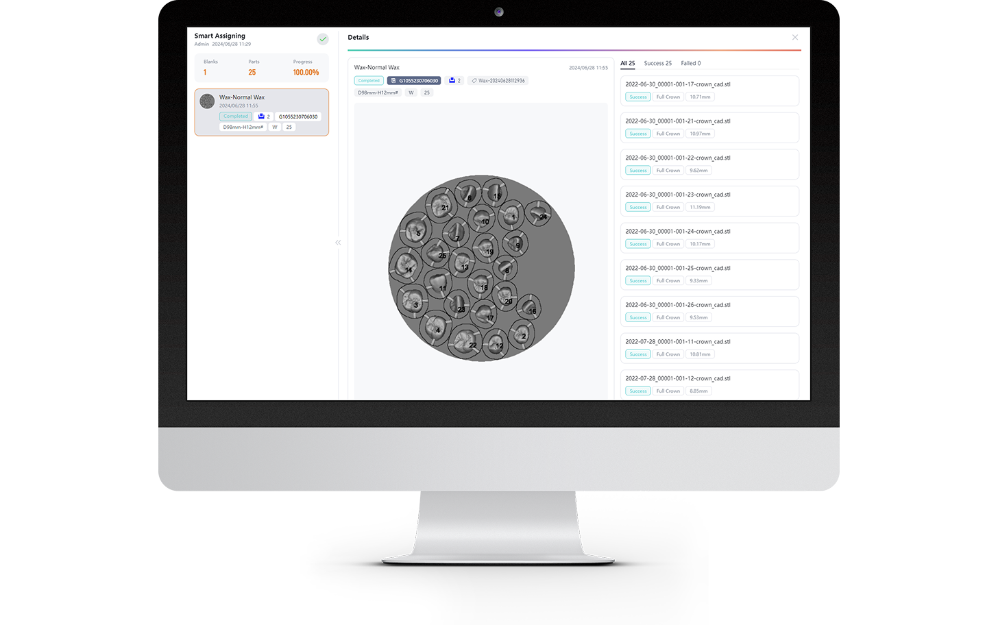 UPCAM | Smart Dental CAM Nesting Software by UP3D